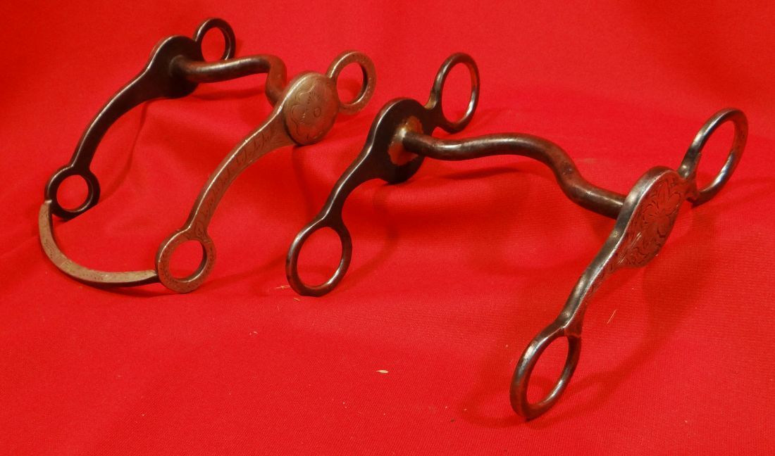 2 bits: unmarked California curb bit & possible prison bit, CBC ...