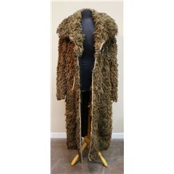 Buffalo robe coat, very good
