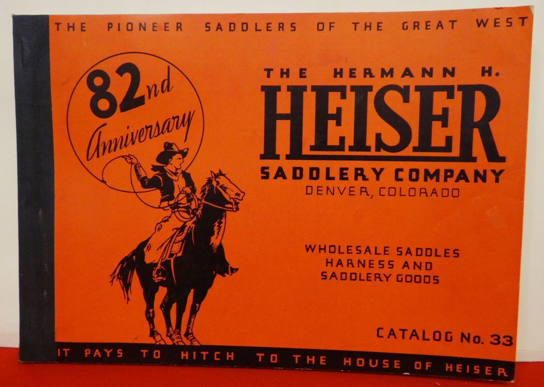 Herman H. Heiser Catalog #33, fine cond. w/1940 client letter