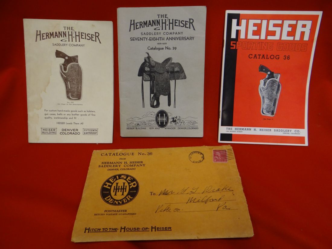 3 catalogs: all Herman H. Heiser, #23, 29 and 36, good cond.