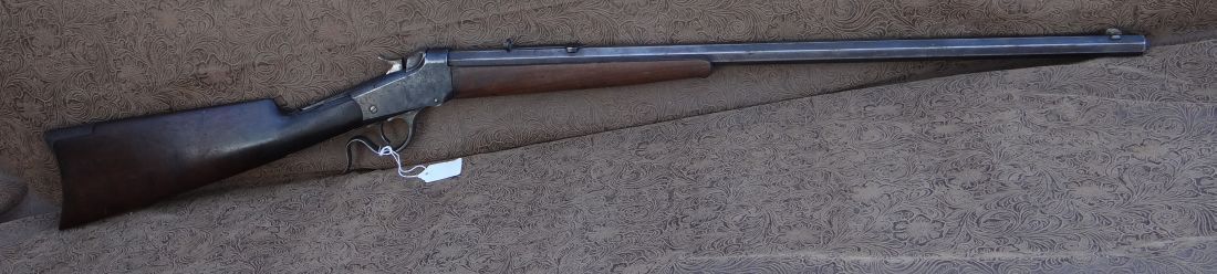 Win 1885 Low Wall, oct barrel, sn 29074, 218 Bee cal.