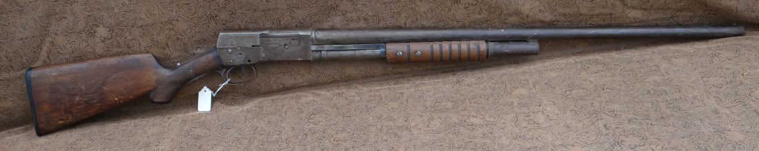 2 shotguns: Union Firearms 12 ga. Pump, sn 465609 and LC Smith early ...