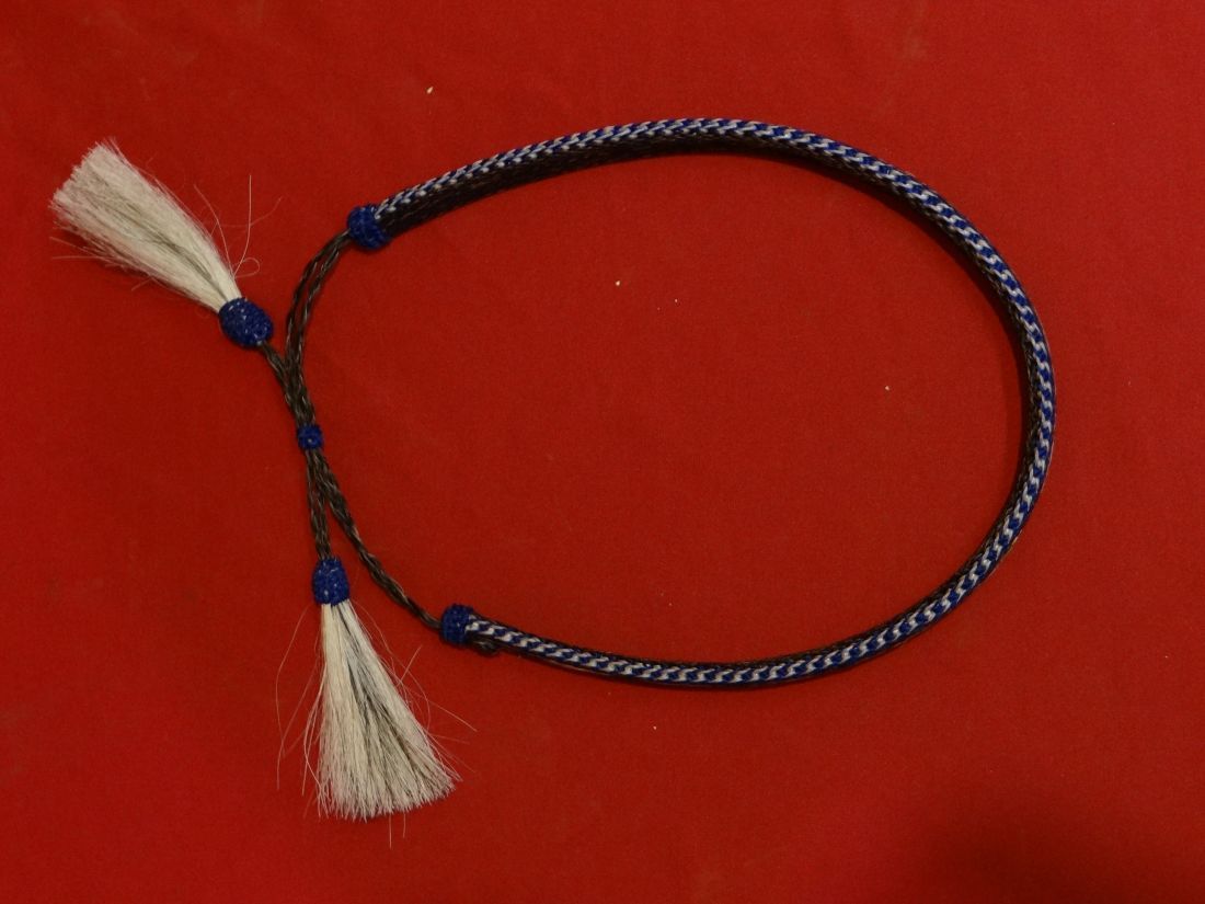 Prison made hitched horsehair hatband, made in Mike Durfee State Prison ...