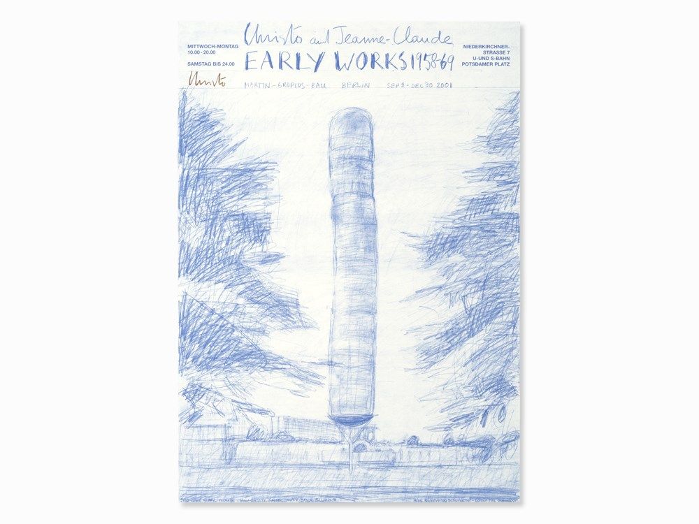 Christo & Jeanne-Claude, Poster ‘5600 Cubic Meter Package’, '01