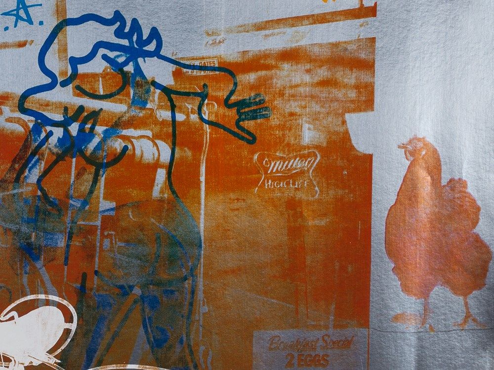 Robert Rauschenberg, Color Silkscreen, ‘Bicycle‘, 1991