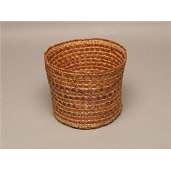 Fine Old Haida Cedar Root Basket