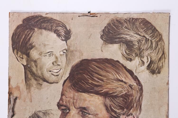 Portrait of Robert F. Kennedy by Norman Rockwell Poster