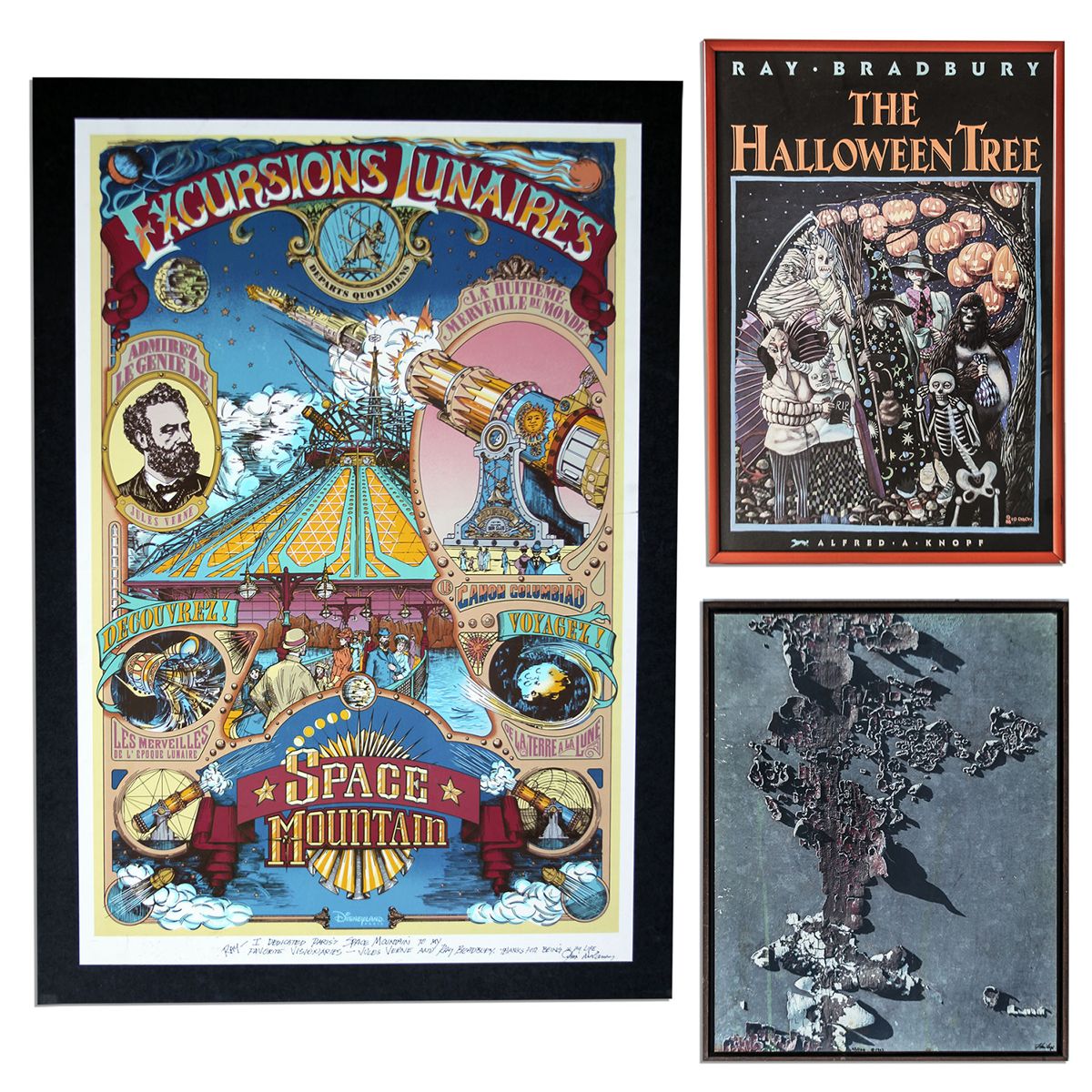 Ray Bradbury Owned Art -- Disneyland Paris Poster, Jason Hailey Print ...