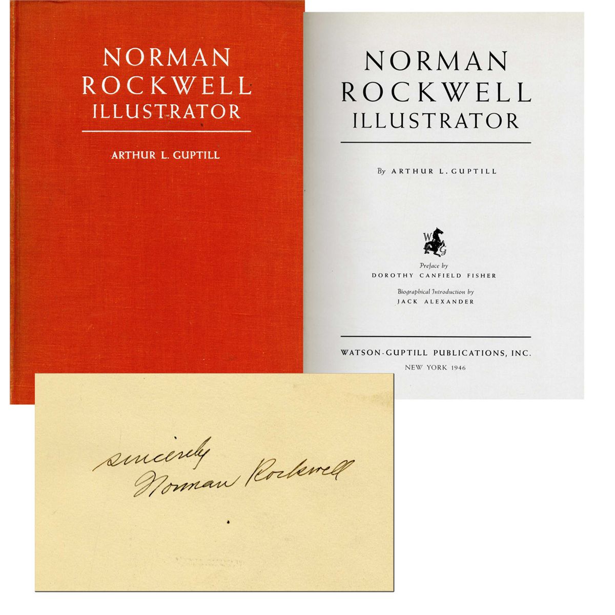 Norman Rockwell Biography Signed -- Fully Illustrated 1946 Edition of ...