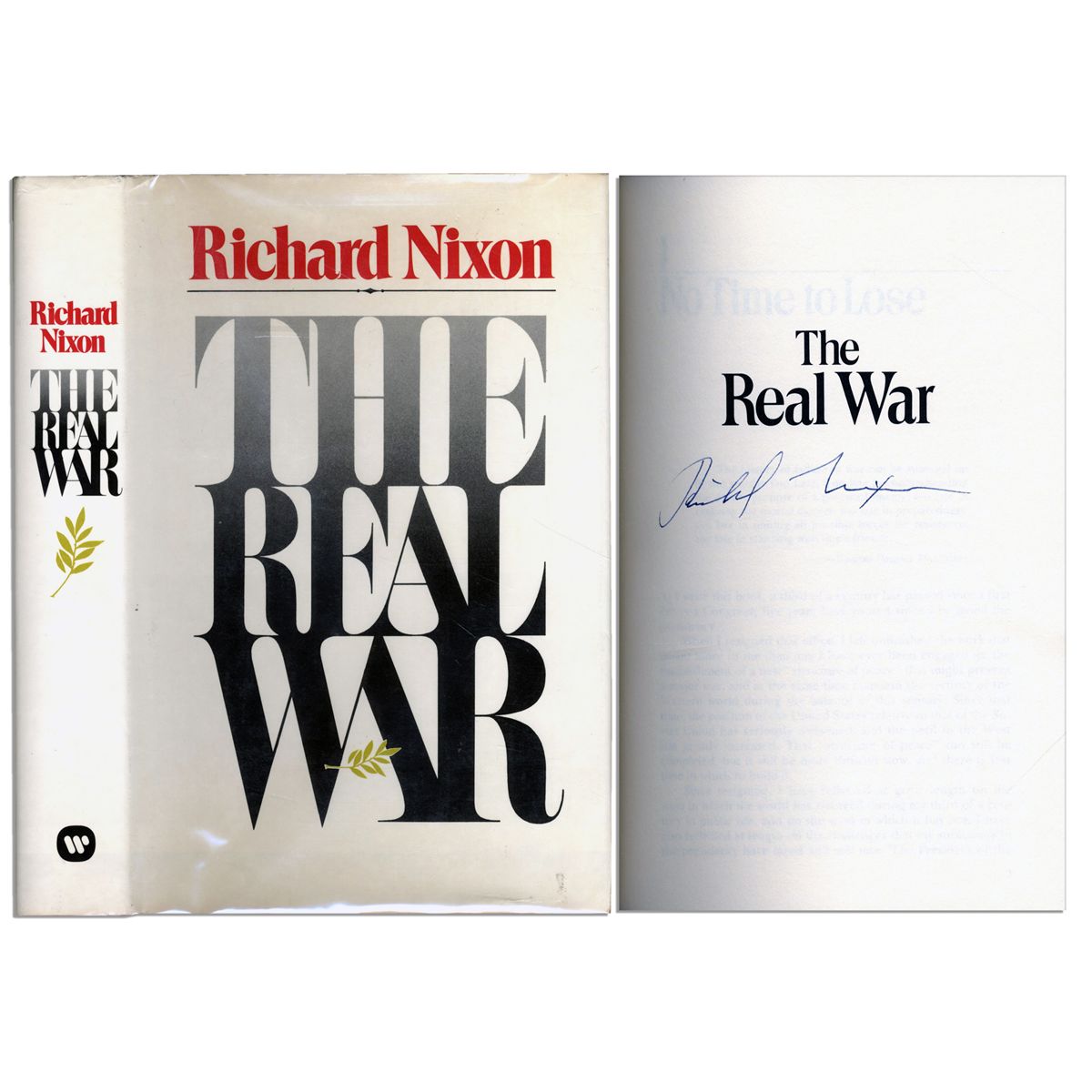 Richard Nixon ''The Real War'' Signed