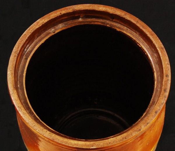 2 McDade Texas Stoneware Churns & 1 Crock