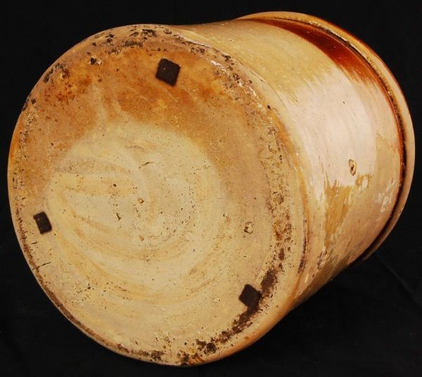 2 McDade Texas Stoneware Churns & 1 Crock