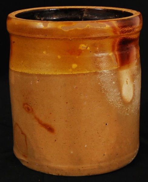 2 McDade Texas Stoneware Churns & 1 Crock