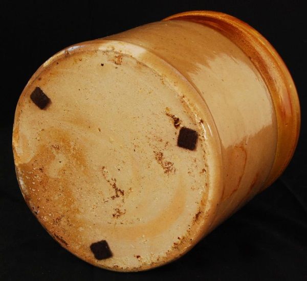 2 McDade Texas Stoneware Churns & 1 Crock