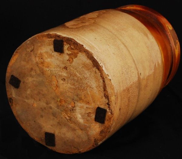 2 McDade Texas Stoneware Churns & 1 Crock