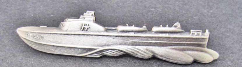 USN NAVAL US NAVY TORPEDO BOAT BADGE PT 450
