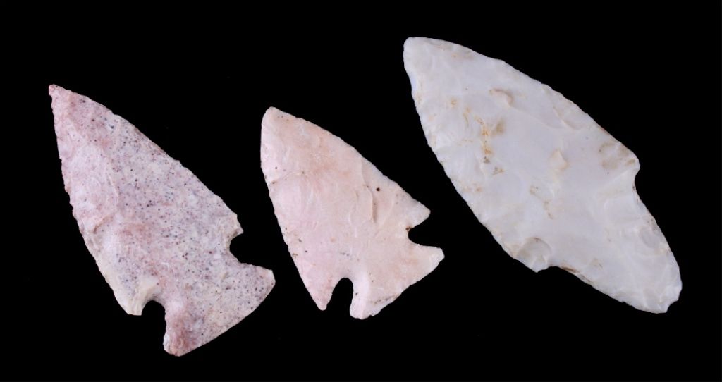 Kirk Kings Corner Notch Adena & Thebes Arrowheads