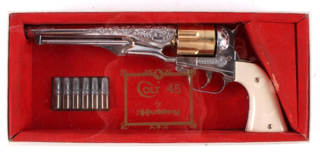 Hubley Colt .45 Cap Gun This lot features a Hubley