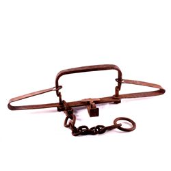 Antique Hand Forged Grizzly Bear Trap