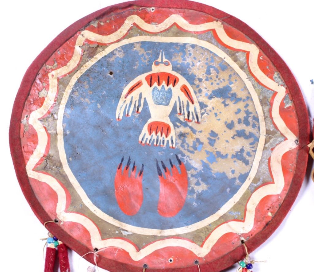 Lakota Sioux War Shields (2) circa 1950's This pie