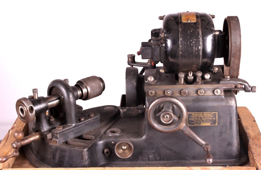 Vintage Kwik-Way Valve Facing Machine This lot fea