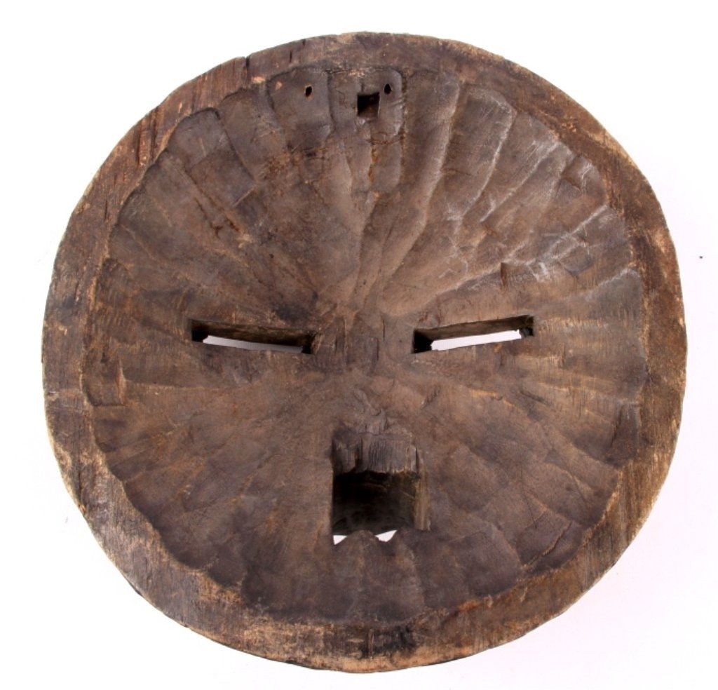 Brass Ashanti Moon Face Mask from Ghana This is a