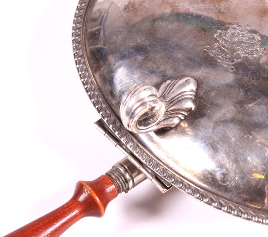 Antique Silver Silent Butler This lot features an