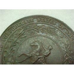 Metal Confederate coat of arms "The Confederate States of America: 22 ...
