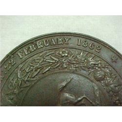 Metal Confederate coat of arms "The Confederate States of America: 22 ...