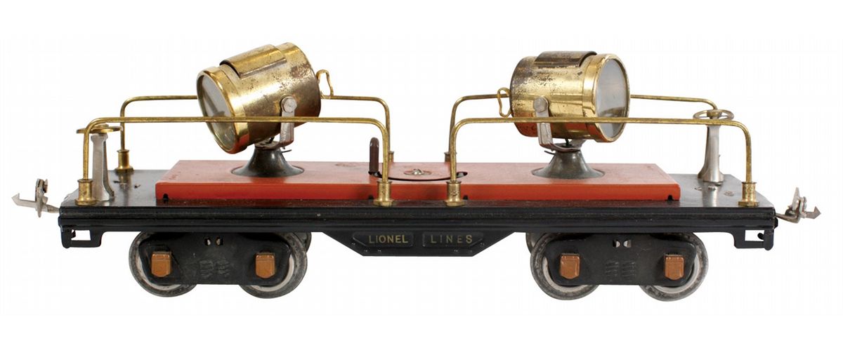 Toy train car, Lionel Searchlight #520, pre-war, standard gauge, Exc ...