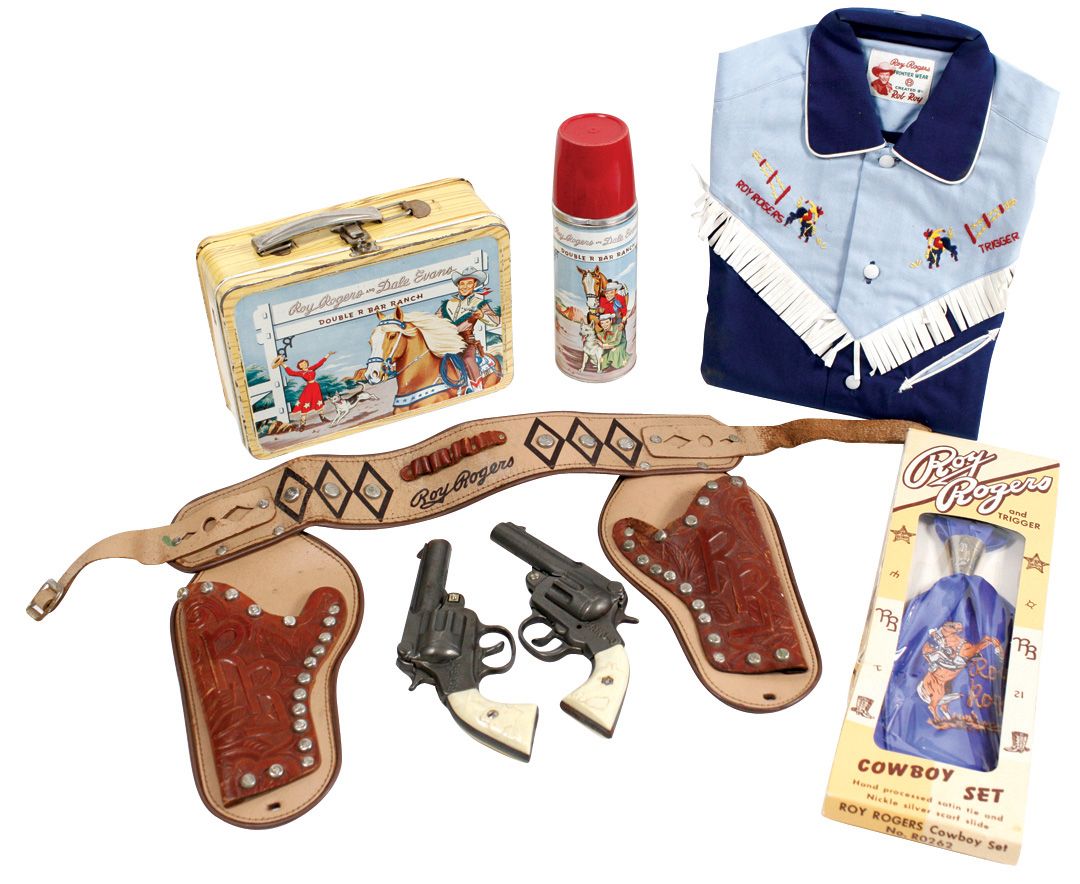 Western Roy Rogers items (5), Roy Rogers & Dale Evans lunch box, new ...