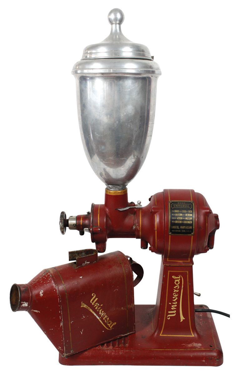 Country store coffee mill, Universal, mfgd by Landers, Frary & Clark ...