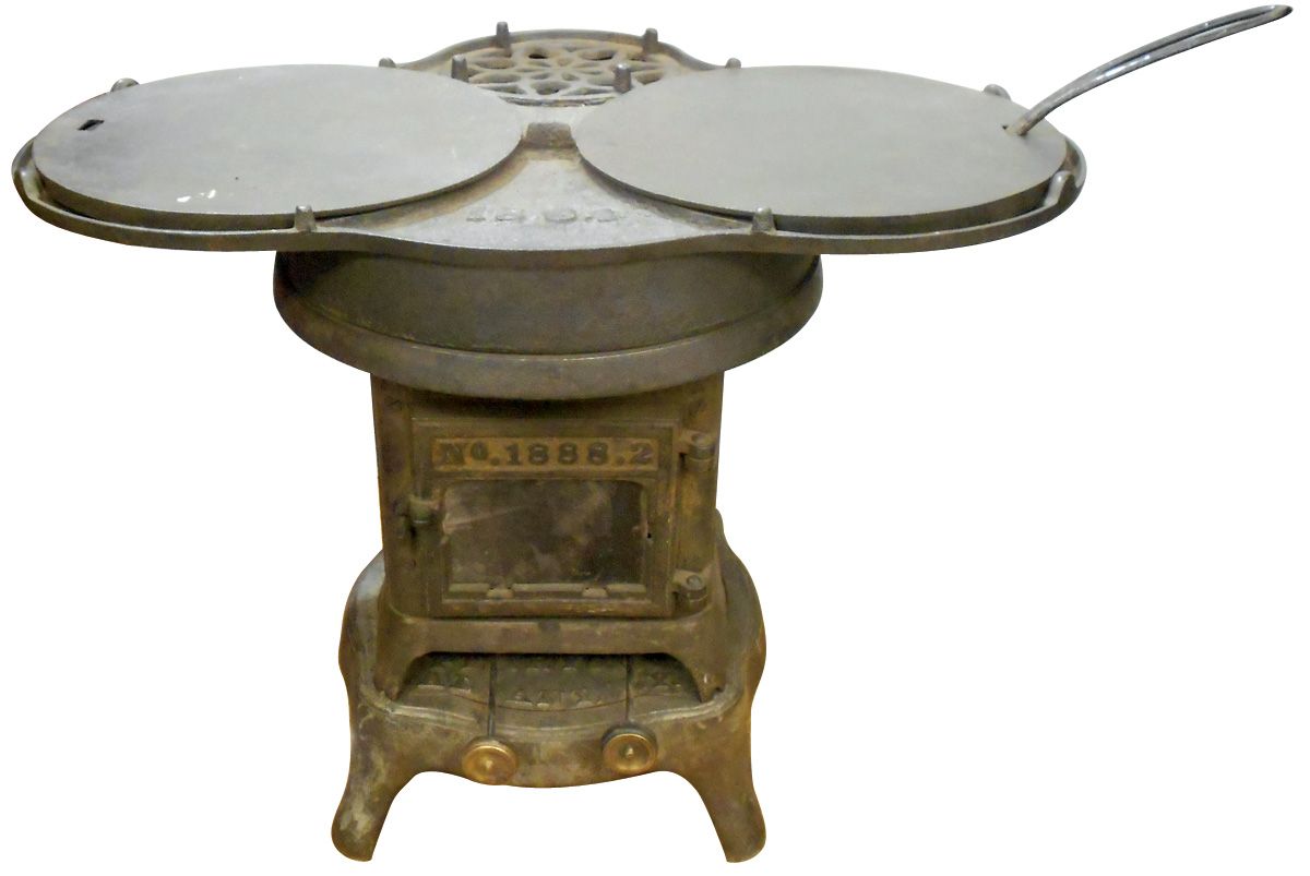 Stove, Perry & Co.-Albany, NY, No. 1888.2, c.1884,cast iron 2 burner ...