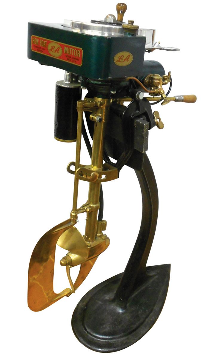 Boat motor, L-A Row Boat Motor-Lockwood Ash Motor Co.-Jackson, Mich ...