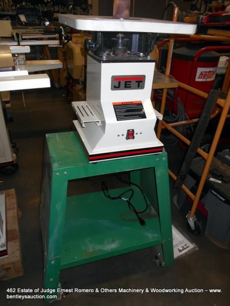 JET JBOS-5 BENCHTOP OSCILLATING SPINDLE SANDER W/ MOBILE WOODTEK STAND