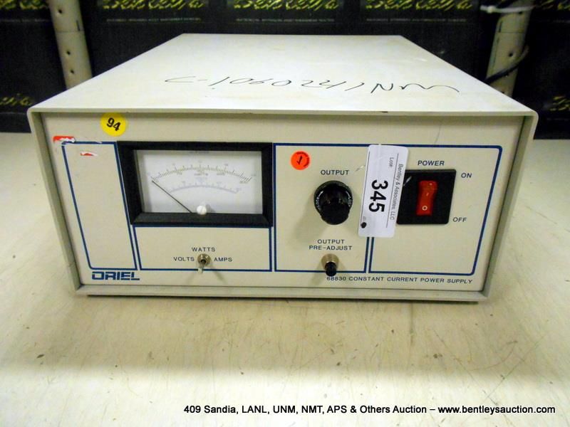 ORIEL 68830 CONSTANT CURRENT POWER SUPPLY (print sequence:) 60241