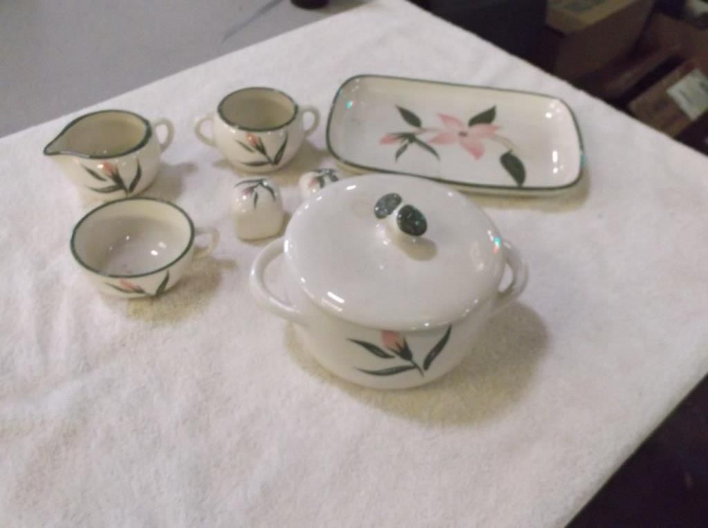 Winfield Ware Handcraft China (8) made in Santa Monica Calif. has 1 ...