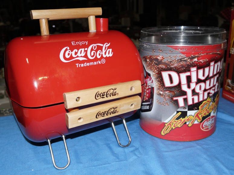 Coca Cola BBQ Smoker & Tin Collectible "Driving Your Thirst" for racing ...