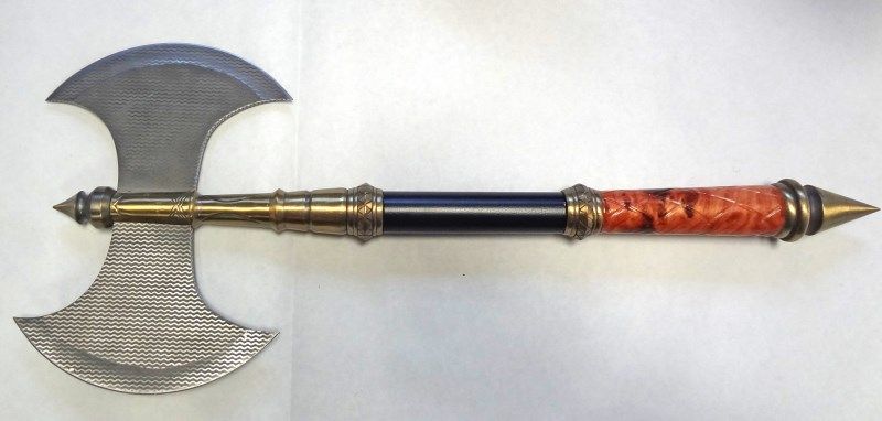 Double Edged Roman Viking Battle Axe.