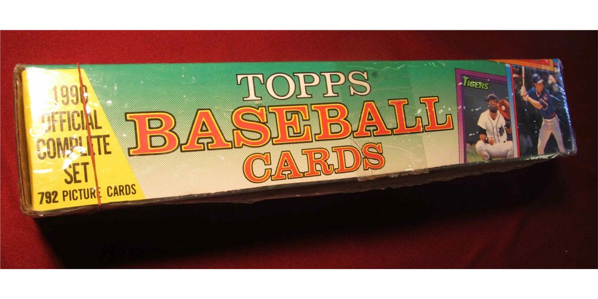 67. Complete Set of 1990 Topps Baseball Cards. 792 cards. Originally ...