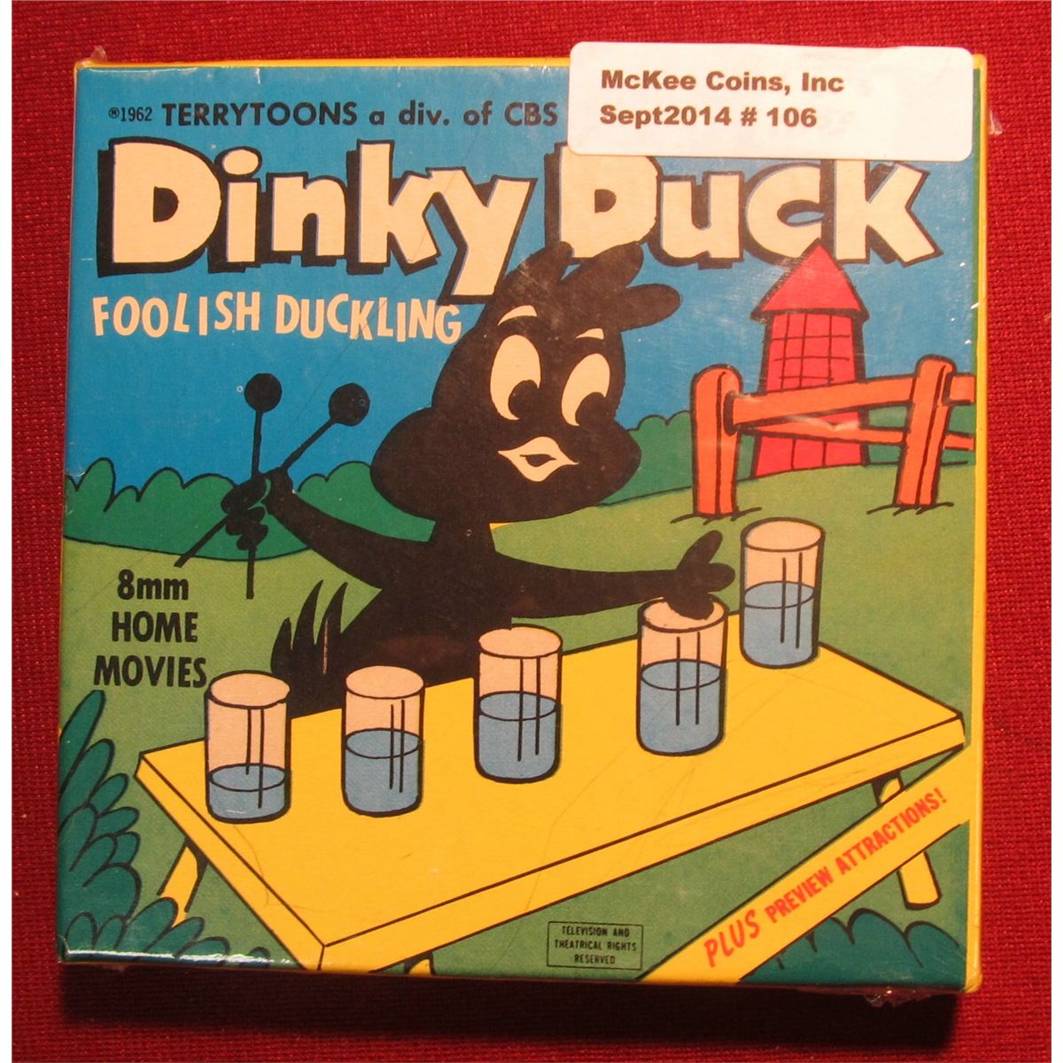 106. 1962 Terrytoons a div. of CBS Films Inc. "Dinky Duck Foolish ...