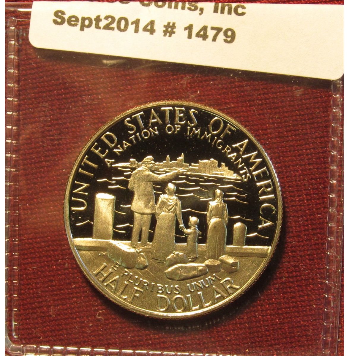 1479. 1986-S Proof Statue of Liberty commemorative Half Dollar