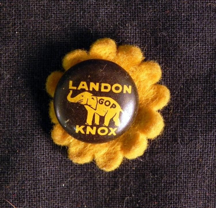 ORIGINAL "LANDON" POLITICAL BUTTONS