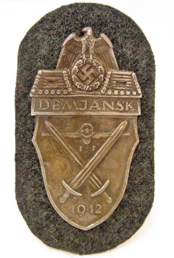 GERMAN NAZI DEMJANSK SHIELD