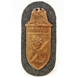 GERMAN NAZI NARVIK SHIELD