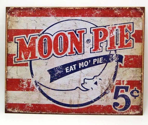 MOON PIE METAL SIGN