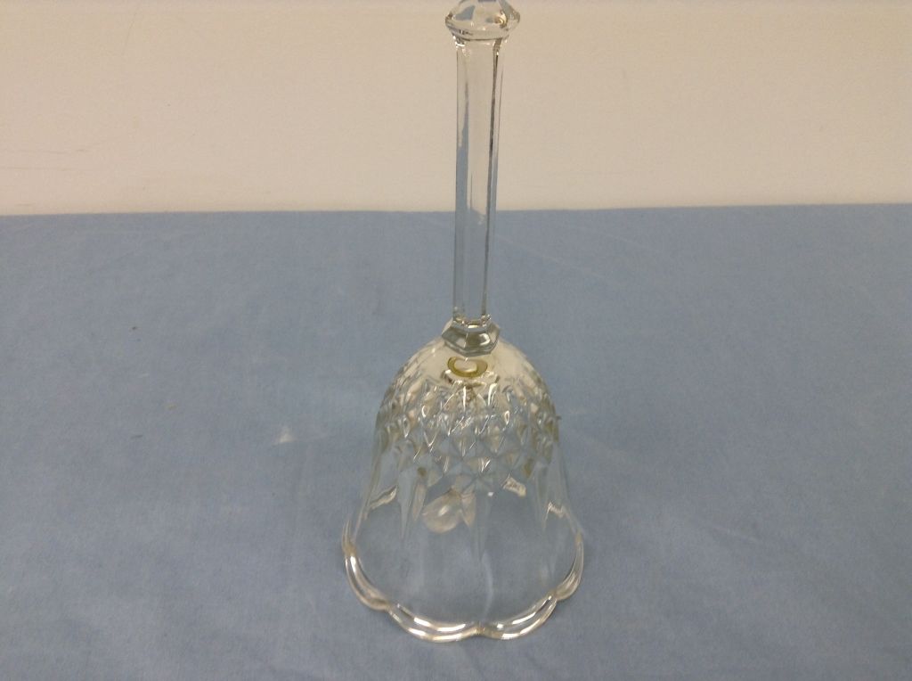 Vintage Pressed Glass Bell (7.5" high)