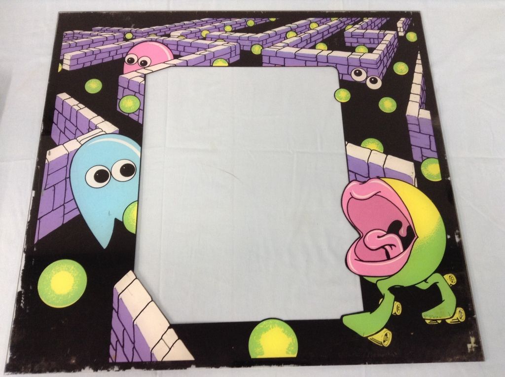 Vintage Pac Man Acrylic Monitor Bezel (23" X 21")