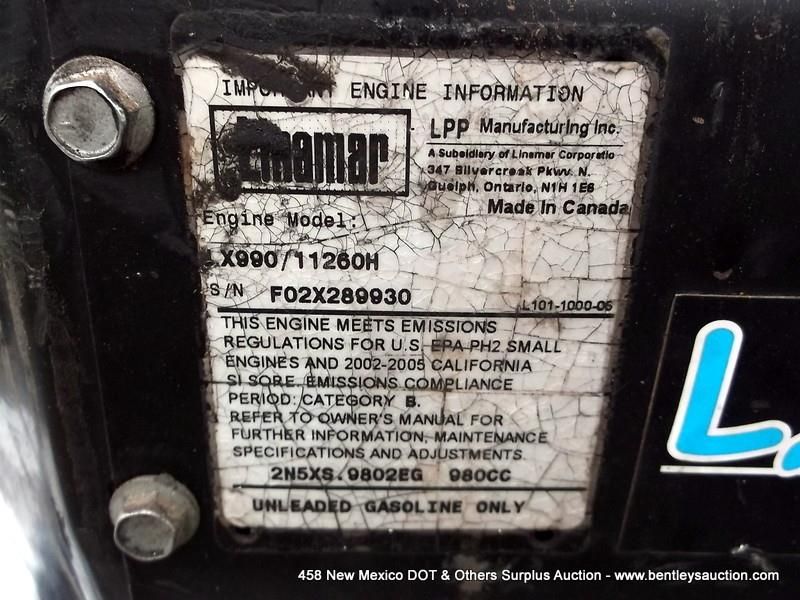 LINAMAR LX 990 TWIN CYLINDER GAS MOTOR