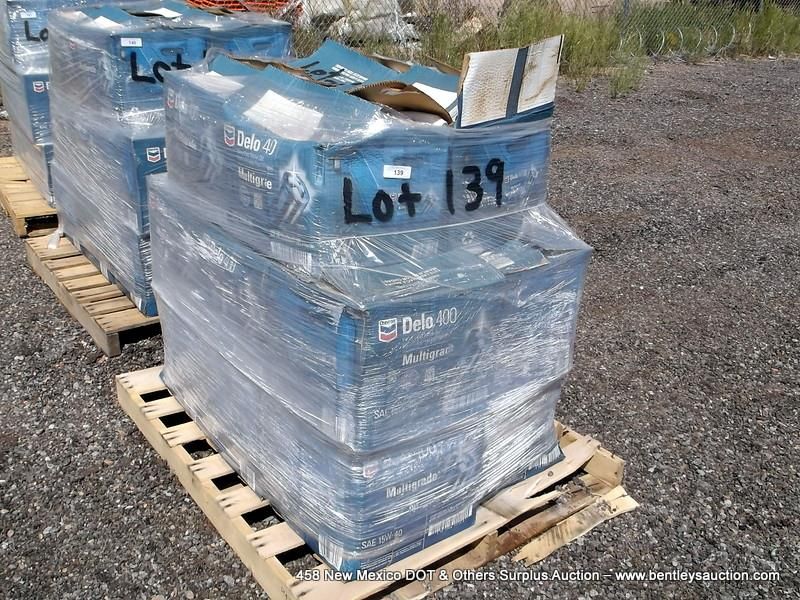 PALLET: CHEVRON DELO 400 15W40 MOTOR OIL 16 CASES OF 6 GALLONS EACH ...